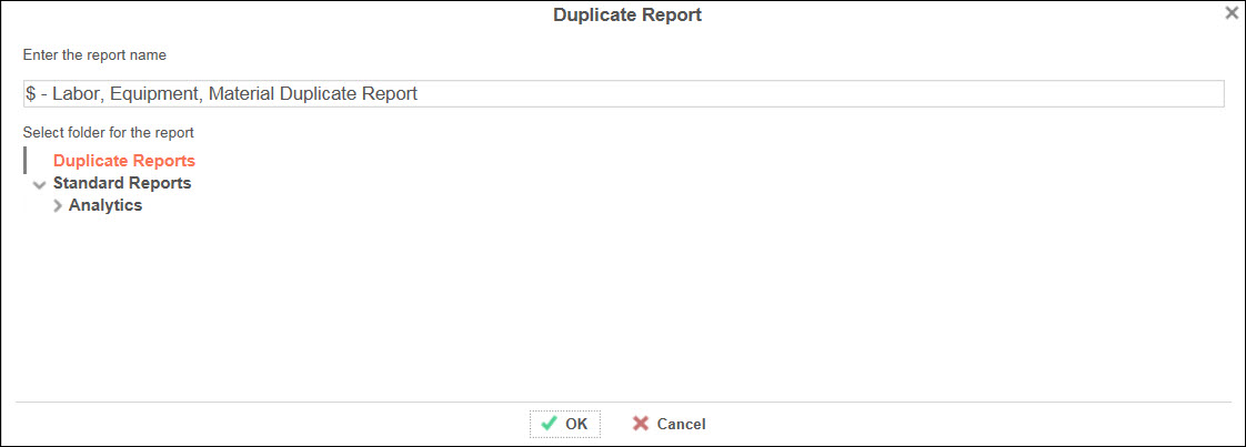 Manage Reports